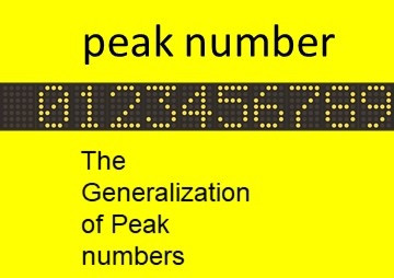 The Generalization of Peak numbers